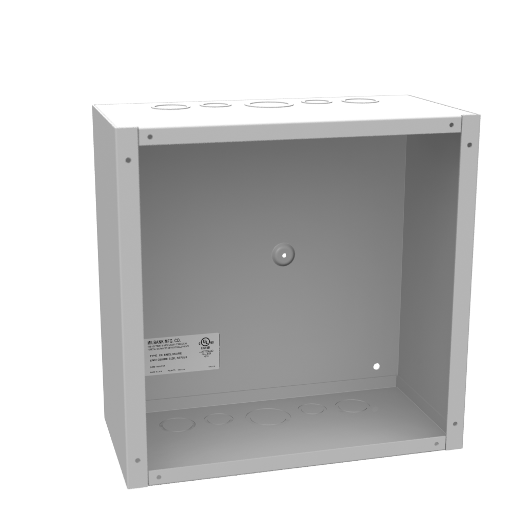 Milbank 12126-SC1 Nema-1 Screw Cover Box | Gordon Electric Supply, Inc.